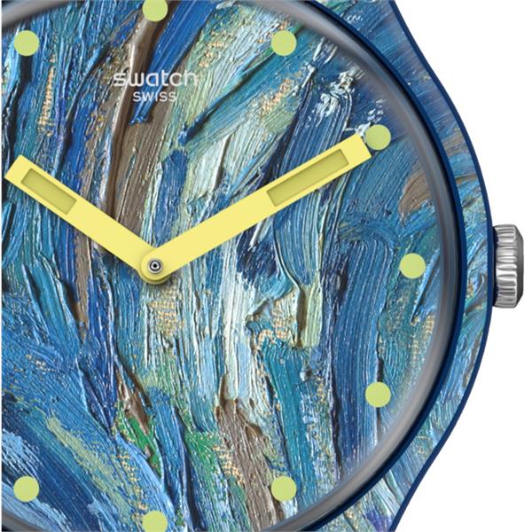 SUOZ335 Swatch The Starry Night by Vincent Van Gogh Kol Saati SUOZ335 ...