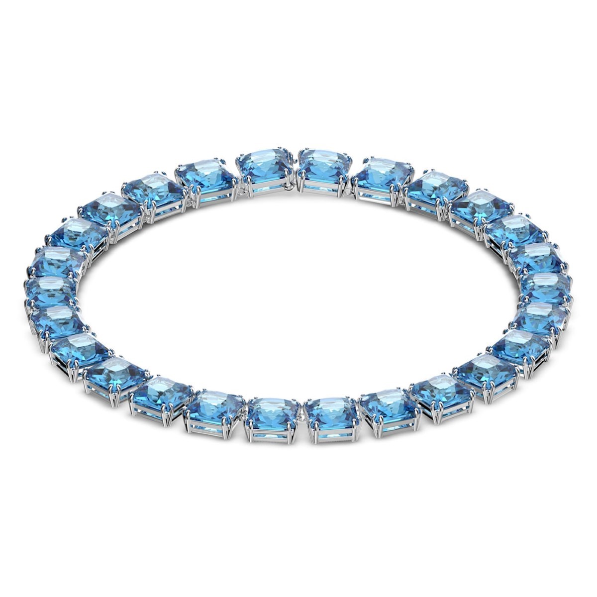 5609704 Swarovski Kolye Milleniar:All Around Large Square, AQUA/RHS ...