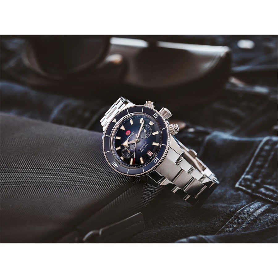 Rado Captain Cook Automatic Chronograph Erkek Kol Saati R32145208 Erkek ...