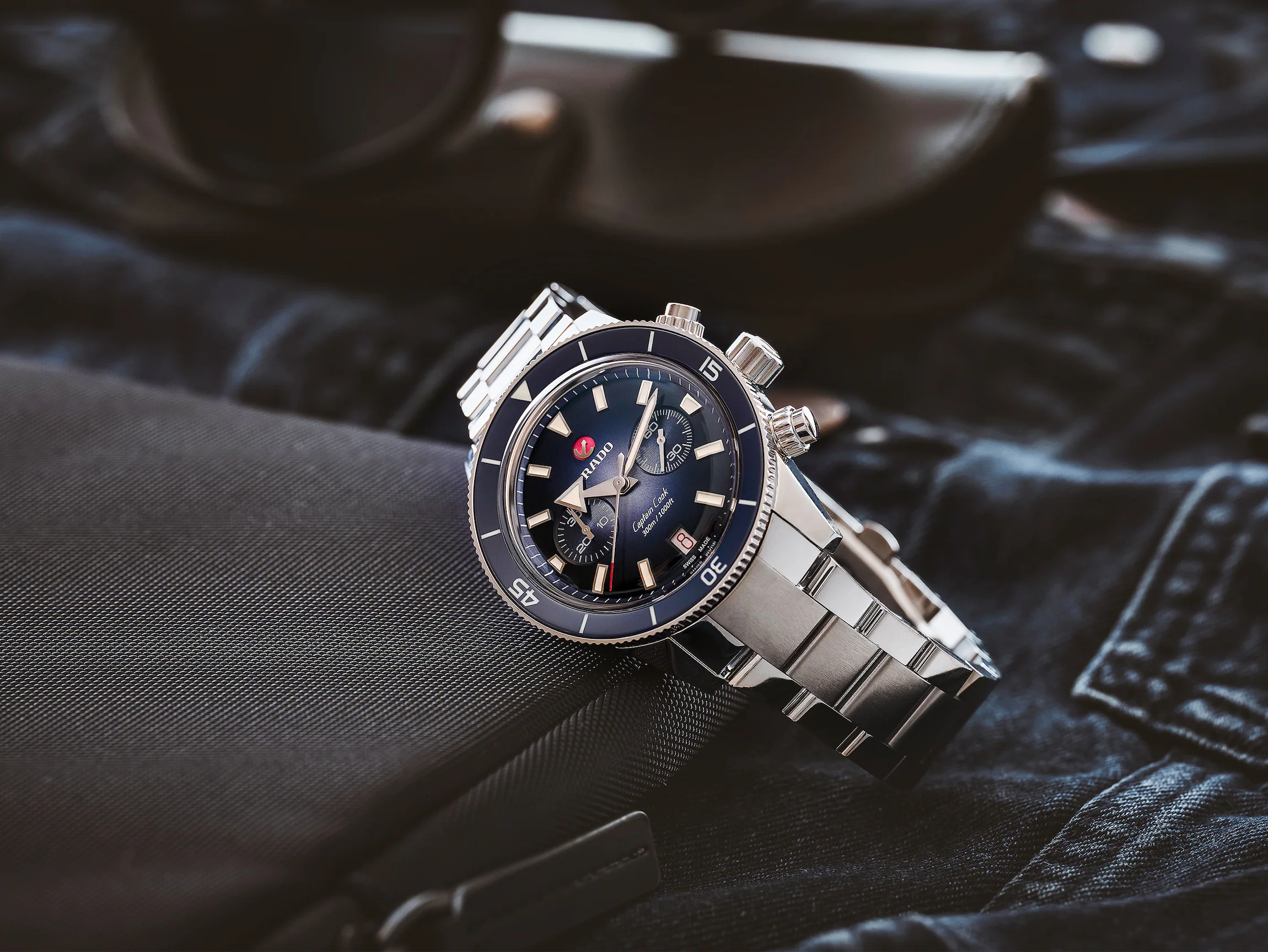 Rado Captain Cook Automatic Chronograph Erkek Kol Saati R32145208 Erkek ...