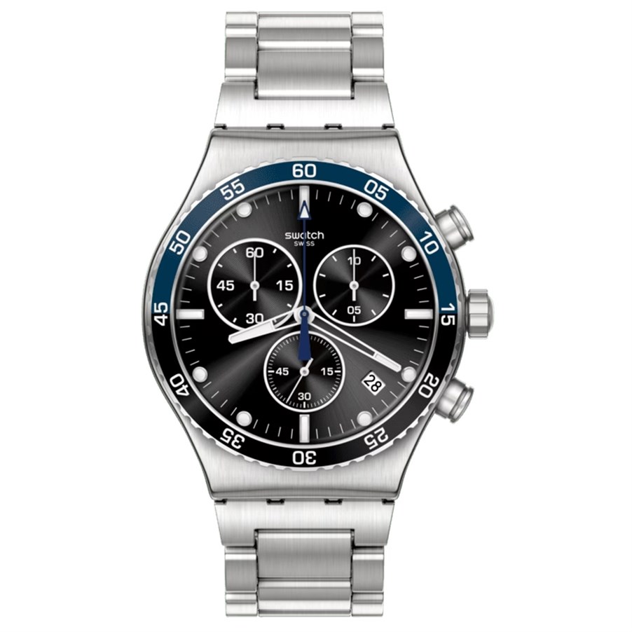 YVS507G Swatch Dark Blue Irony Erkek Kol Saati YVS507G 4 Taksit SWATCH ...